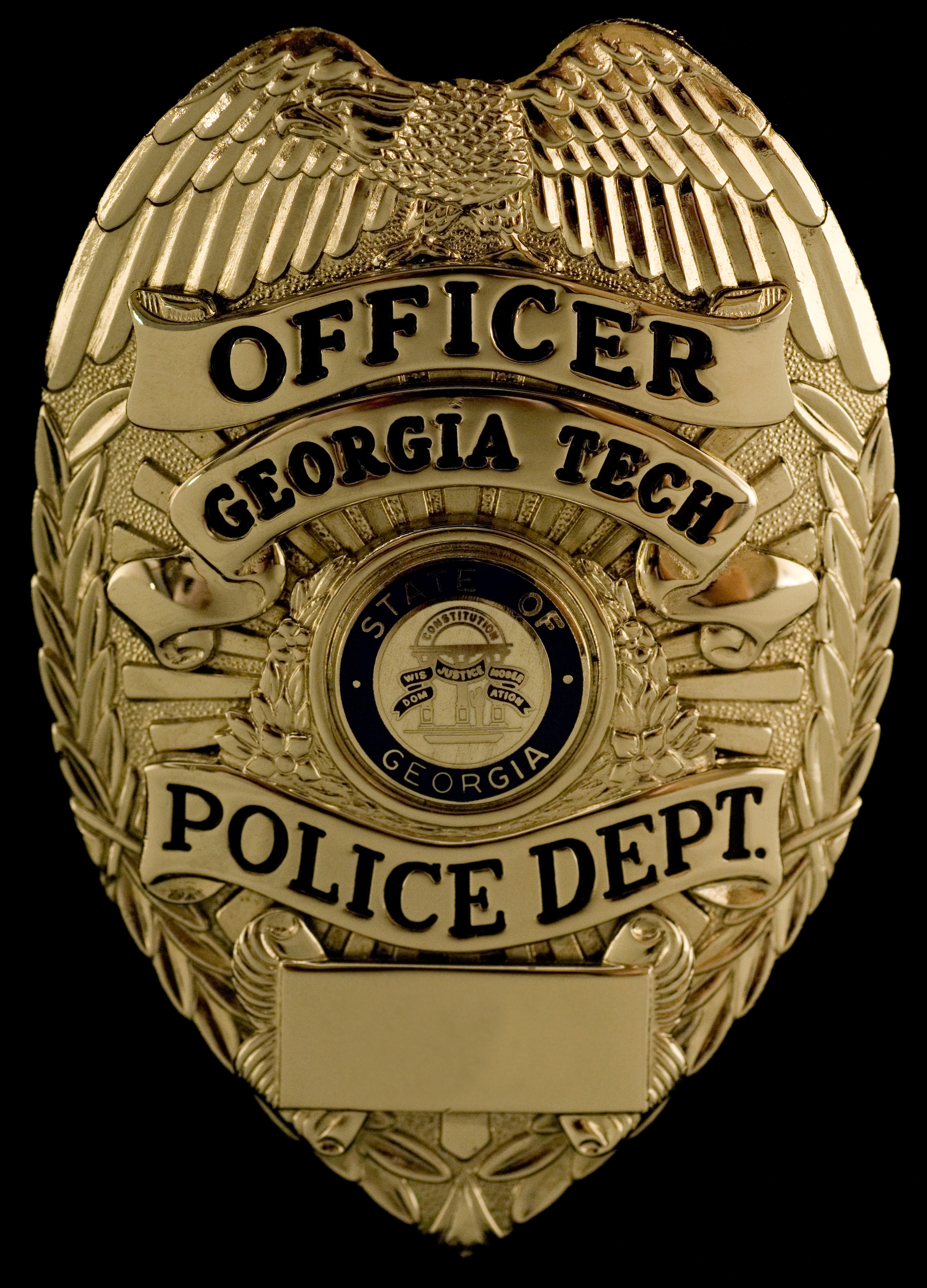Georgia Tech Police Badge Police Badge